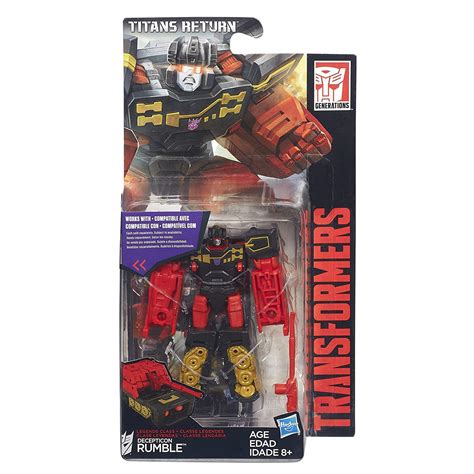 Transformers Generations Titans Return Legend Class Rumble Figure