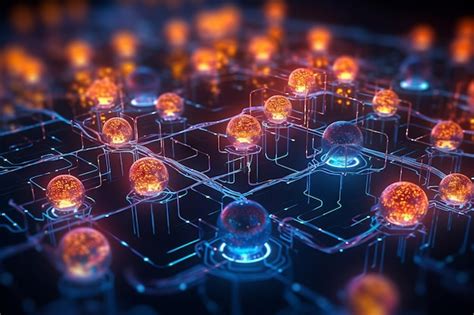 Premium Ai Image 3d Illustration Of Interconnected Biotech Cells With