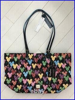 Disney Parks Dooney And Bourke Mickey Mouse Balloons 10th Anniversary