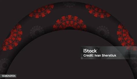 Template Mewah Untuk Kartu Pos Desain Cetak Dalam Warna Hitam Dengan