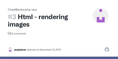 Html Rendering Images Issue ChartBlocks Php Ssrs GitHub
