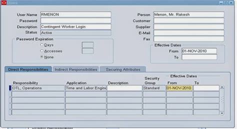 Oracle Applications Oracle Contingent Worker Contractor Setups And Process