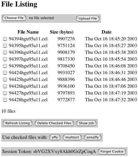 Web Based Microarray Analysis Using Bioconductor