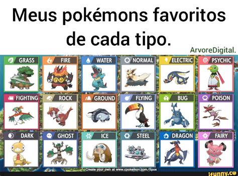 Meus Pokémons Favoritos De Cada Tipo Arvoredigital Normal Ei Steel