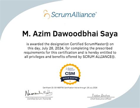 Azim Saya On Linkedin Scrummaster Scrumalliance Agile