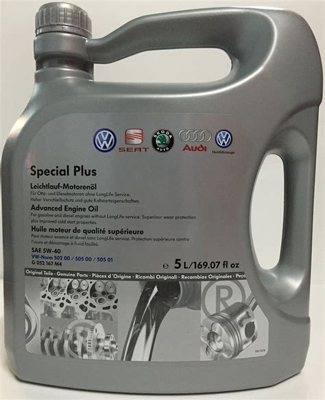 Amazon.fr : Volkswagen Huile Moteur VW Original Special Plus 5W-40 5 LTS