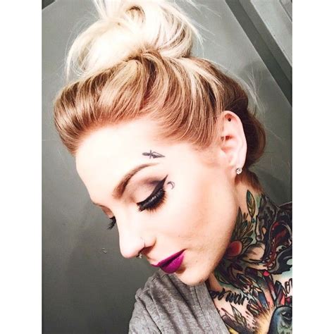 Simple Small Face Tattoos Female