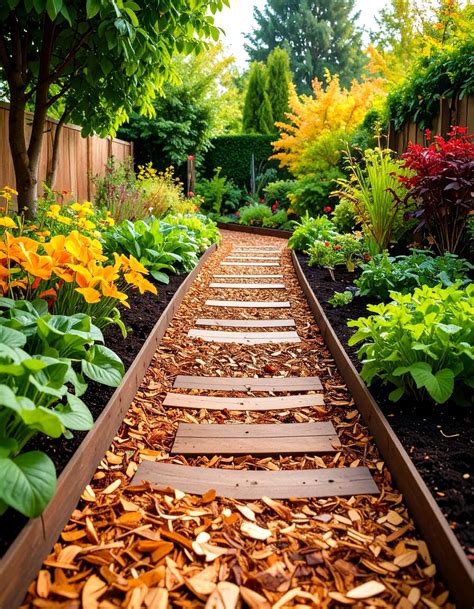 24 Mulch Pathway Ideas For A Tidy Mulch Pathway Look Too Much Time