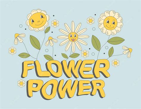 60s Hippie Flowers