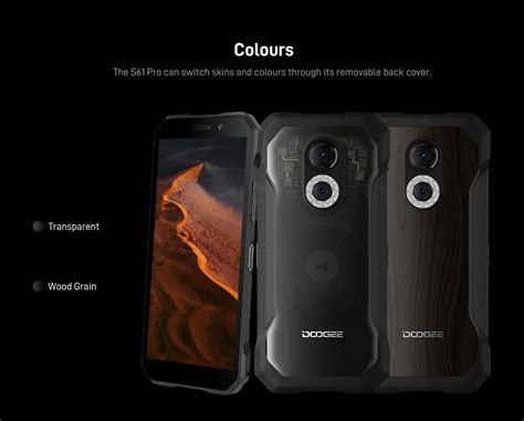 doogee S61 Pro | סמארטפון חזק | טלפון מוקשח | טלפון נגד מים | טלפון ...