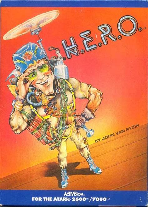 H E R O 1984 By Activision Atari 2600 Game