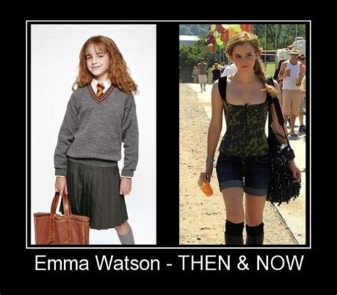 Emma Watson Then And Now Funny Pictures Emma Watson