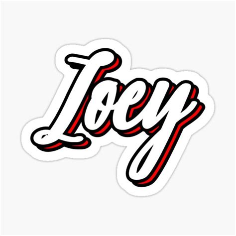 Zoey First Name Hand Lettering Design Sticker For Sale By Sulies