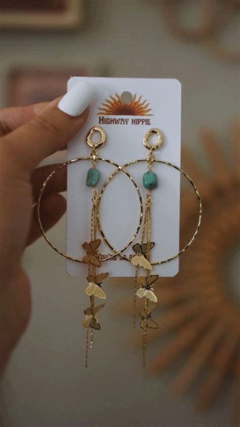 Hailey Mathis On Instagram The Blue Butterfly Earrings 🦋 Restocking