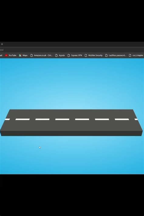 create a animation of highway 🛣️🛣️ by using html and css shorts 🛣️🛣️