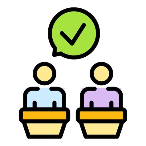 Premium Vector Ballot Speaker Icon Outline Vector Policitician Stand