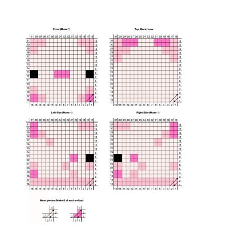 Minecraft Crochet Block Series Part 10 Axolotl Block Pattern Artofit