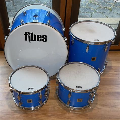 Vintage Fibes Acrylic Drum Kit 12 13 16 22 Crystalite Reverb