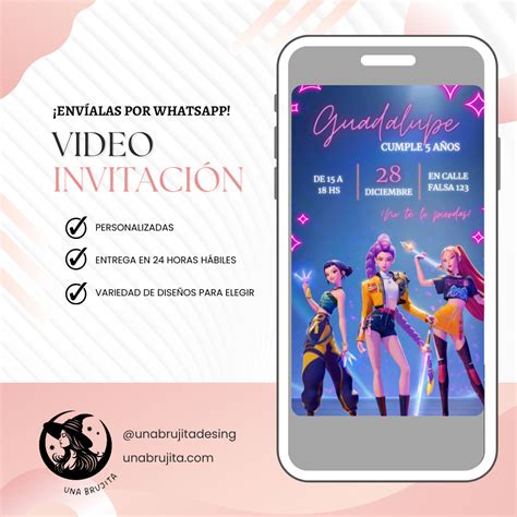 Video Invitación Guerreras Kpop Una Brujita