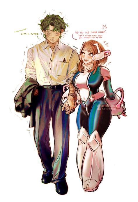 Deku And Uraraka【2025】 ファンアート ヒーロー アニメ