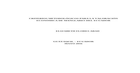 Criterios MetodolÓgicos Para La ValoraciÓn EconÓmica De Repositorioug