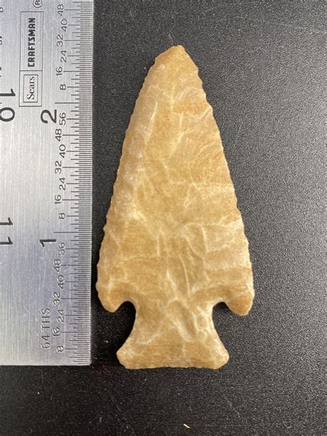 At Auction Hardin Indian Artifact Arrowhead