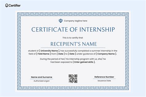 15 Internship Certificate Templates To Edit