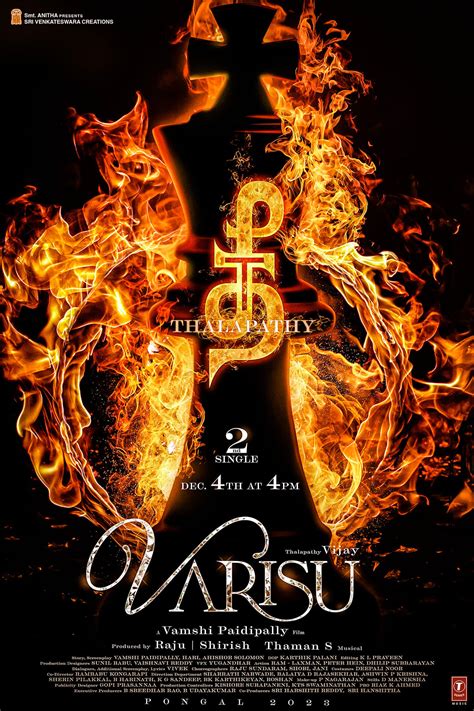 Varisu Second Single ‘thee Thalapathy Official Announcement Is Out