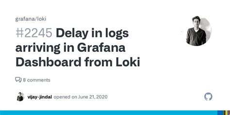 Delay In Logs Arriving In Grafana Dashboard From Loki · Issue 2245