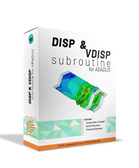 Disp And Vdisp Subroutines In Abaqus Cae Assistant