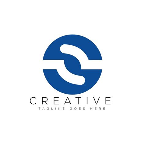 Plantilla de diseño de logotipo s minimalista moderno elemento de marca gráfico vectorial