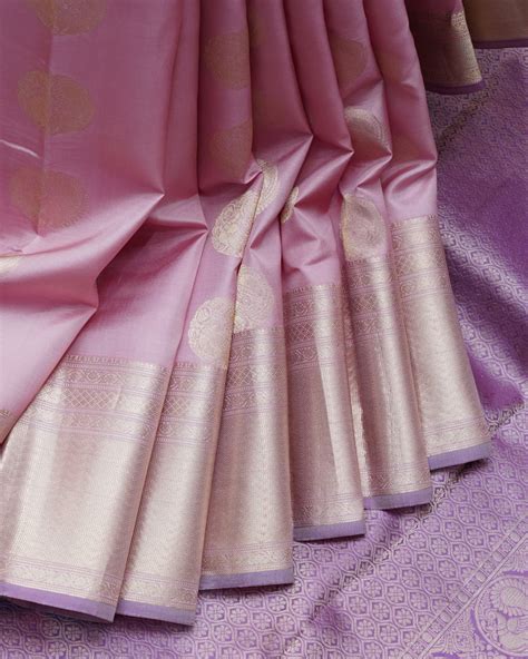 Pastel Pink Silk Saree Priyangaa