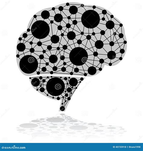 Brain Dots Stock Vector Illustration Of Head Line Graphic 40735918