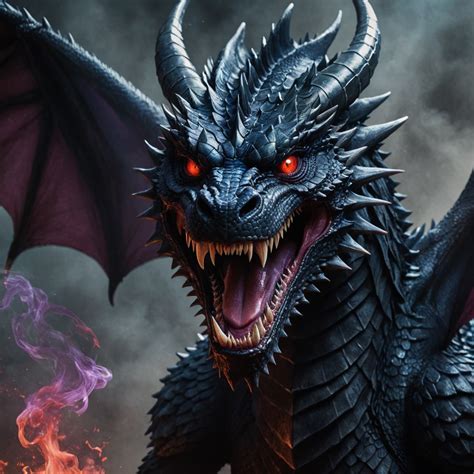 تنين عميق اسود نظراته باردة بيكاسو الخليج Gulf Picasso