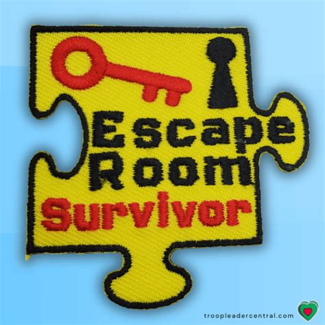Escape Room Survivor Fun Patch Fun Patch For Girl Scouts