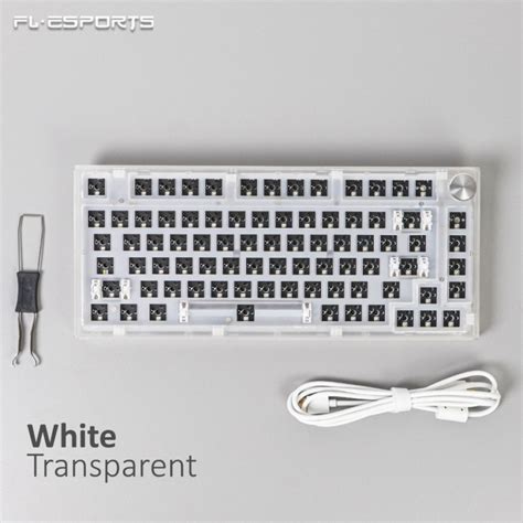 Kit bàn phím FL-Esports MK750 White Transparent - tsunamigaming.vn