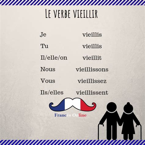 Le Verbe Vieillir French Phrases How To Speak French Learn French