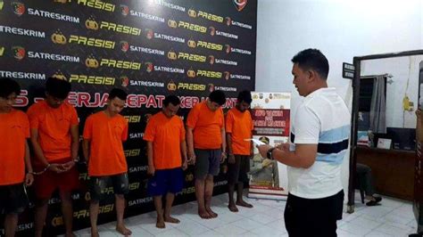 Pelaku Begal Yang Telah Kali Beraksi Ditangkap Sreskrim Polrestabes Medan Tangkap Tribun