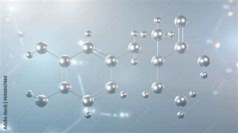 Carbidopa Molecular Structure 3d Model Molecule Lodosyn Structural Chemical Formula View From