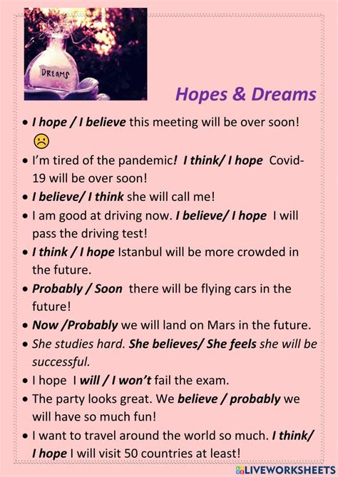 Back To School Hopes Dreams Responsive Classroom Hopes And