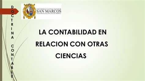 La contabilidad en relación con otras ciencias yulisa aguirre uDocz