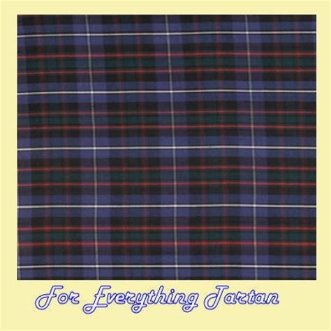 Macrae Hunting Modern Tartan Dupion Silk Plaid Fabric X 1 Metre Plaid