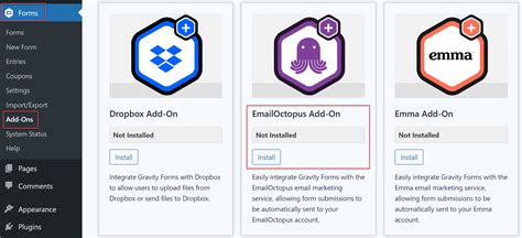 This Month S Featured Add On EmailOctopus Gravity Forms