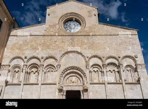 Termoli Campobasso Molise Italy Exterior Of The Medieval Cathedral