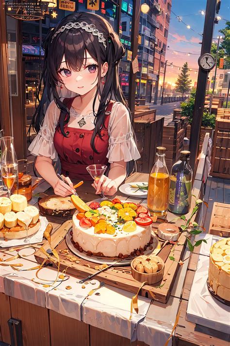 じゃぼちぃaiart On Twitter かなえさん、フォロワー様8000人おめでとうございます🎊 ちょっとお祝いのケーキ作ってたら