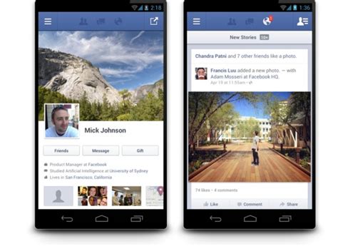 Facebook Improves Android And Ios Mobile Apps Life Irelands