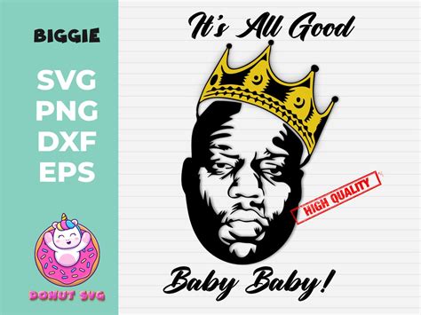 Biggie Svg Biggie Smalls Png Big Tshirts Dxf Laser Cut Files Etsy