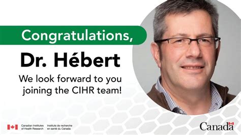 We Are Thrilled To Welcome Dr Paul C Hébert As The New President Of