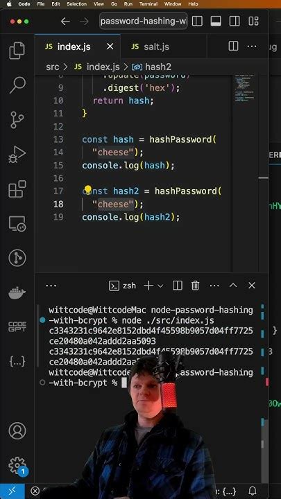Dont Forget To Salt Your Hashed Passwords Nodejs Cybersecurity Youtube