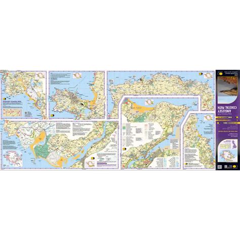 Anglesey Coastal Path Harvey Map The Trails Shop